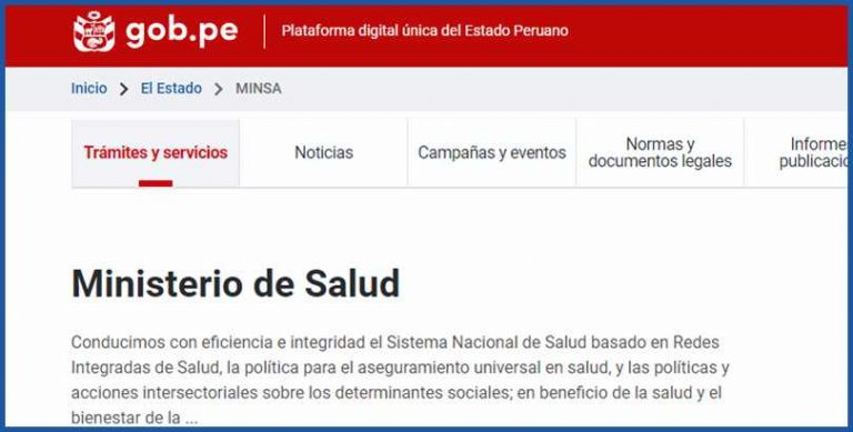 Trámites documentarios MINSA ¿Cómo gestionarlos? | MINSA